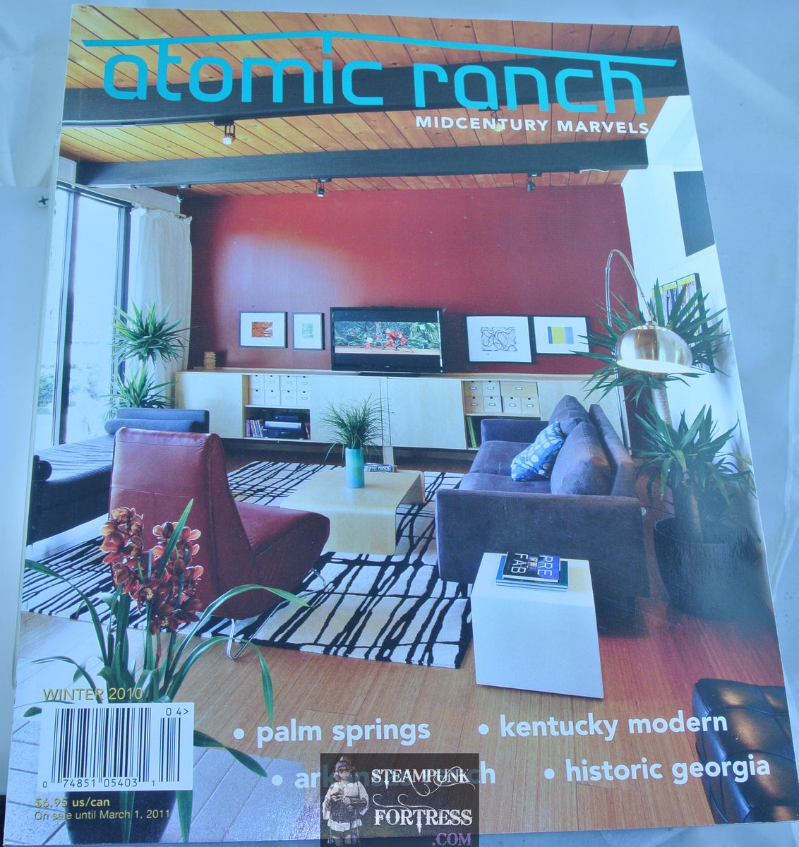 ATOMIC RANCH MAGAZINE WINTER 2010 MID CENTURY MODERN HOMES DESIGNS ...